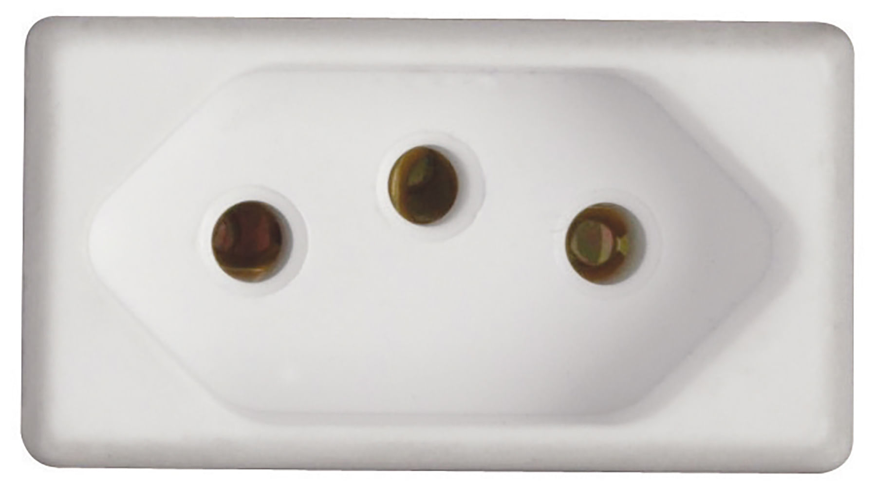 Chatuba | Módulo Tomada 2P+T 20A 250V Branco Tramontina - Chatuba