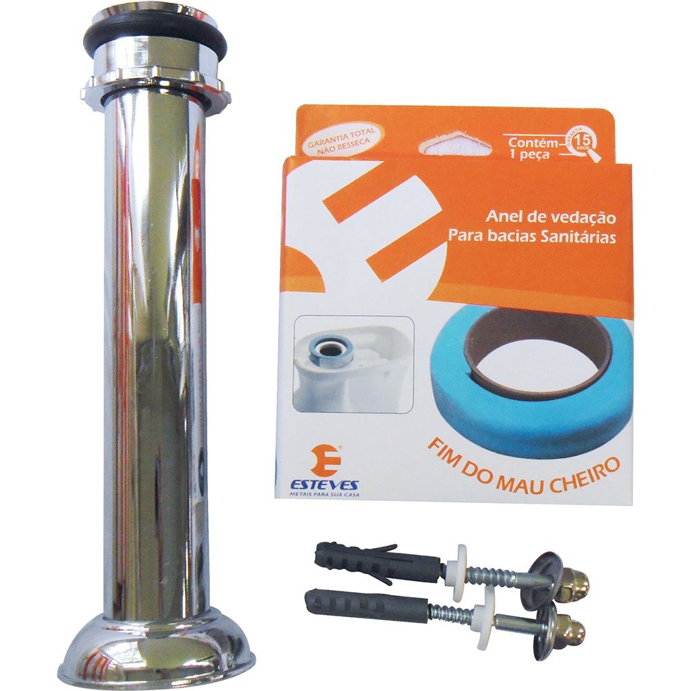 Chatuba | Kit De Instalaçao Para Vaso Sanitário Convencional Cromado ... Chatuba | Kit De Instalaçao Para Vaso Sanitário Convencional Cromado ...