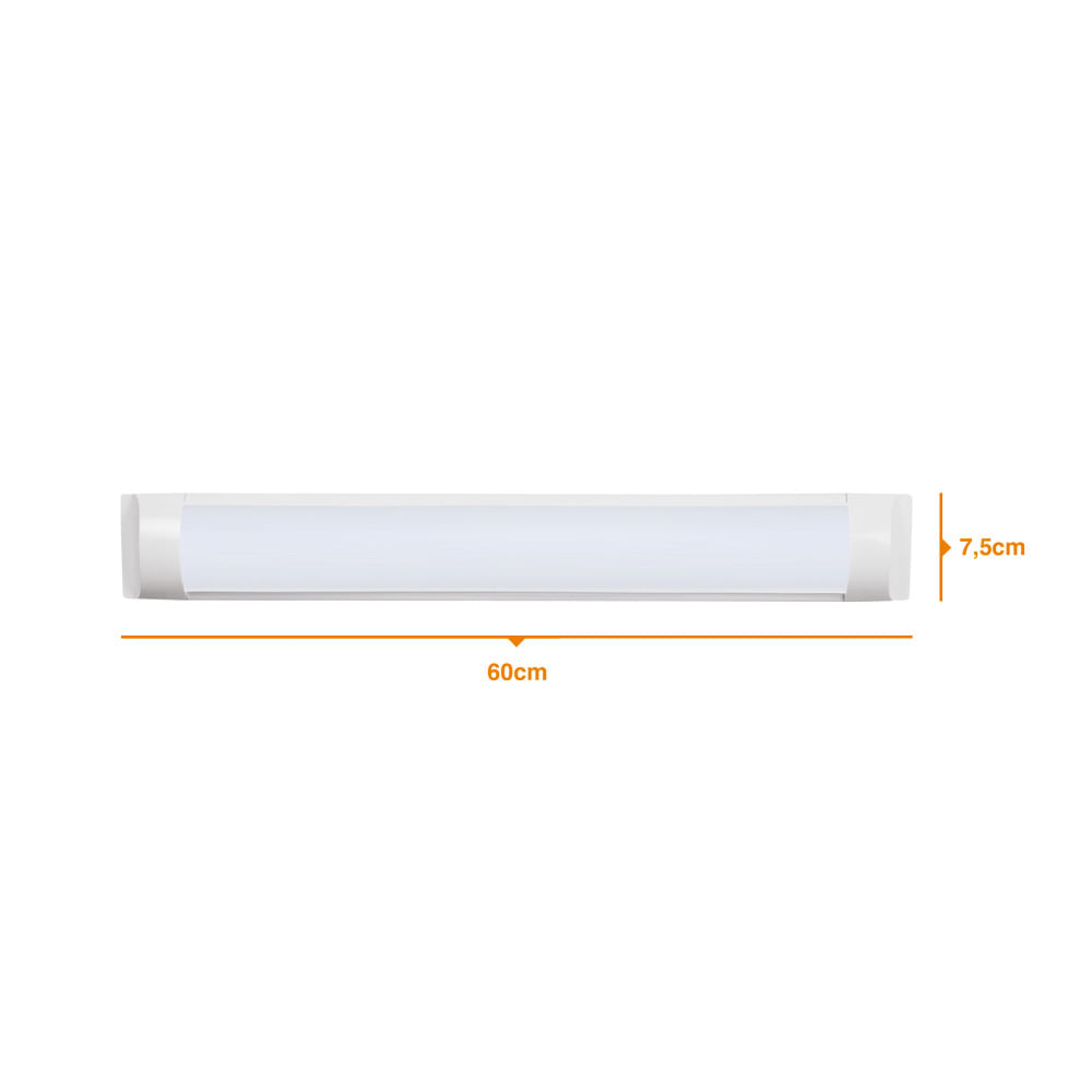 Chatuba | Luminária Linea Led 18W Bivolt 6500K Bronzearte - Chatuba